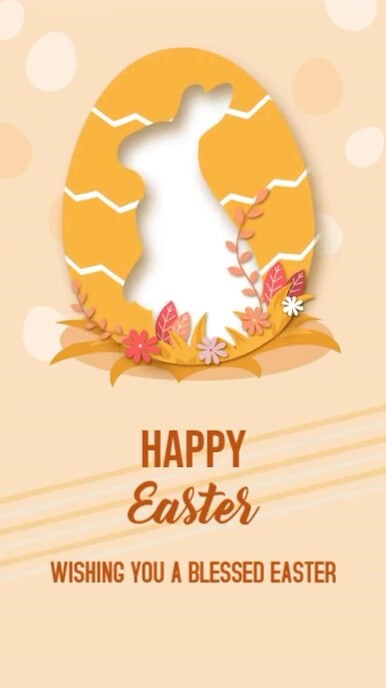 Happy Easter Instagram Reel Template | PosterMyWall