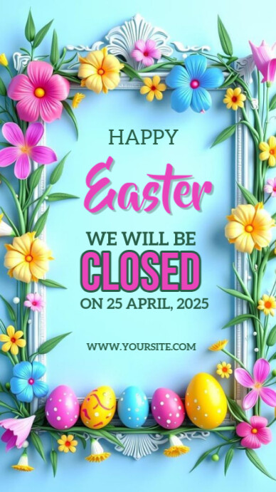 HAPPY EASTER INSTAGRAM STORY Template | PosterMyWall