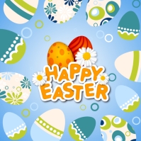 Easter, happy easter Instagram post. Template | PosterMyWall