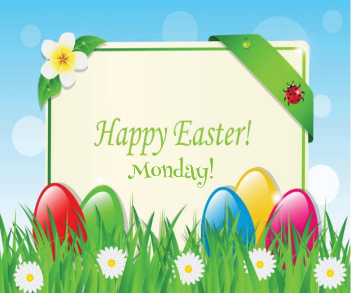Copy of Happy easter monday | PosterMyWall