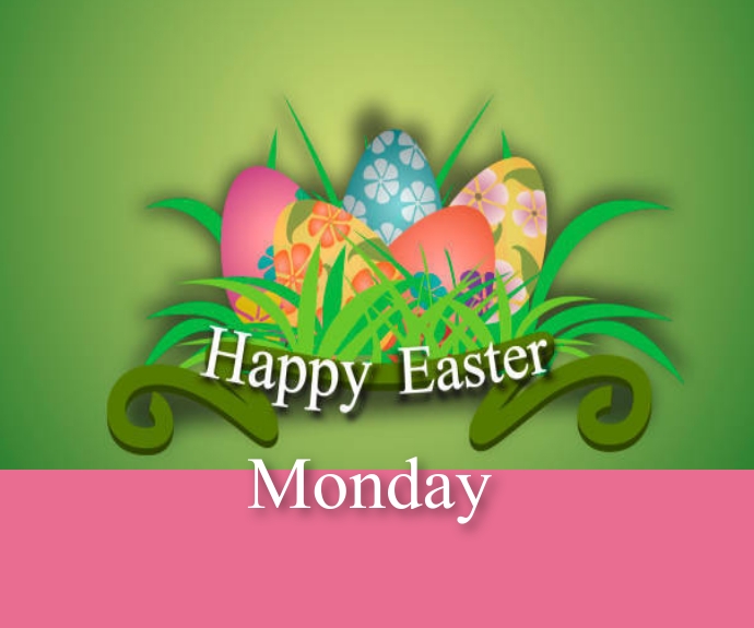 Plantilla de Happy easter monday | PosterMyWall