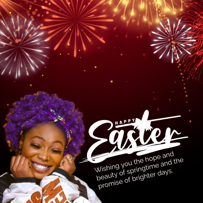 happy Easter month Template | PosterMyWall