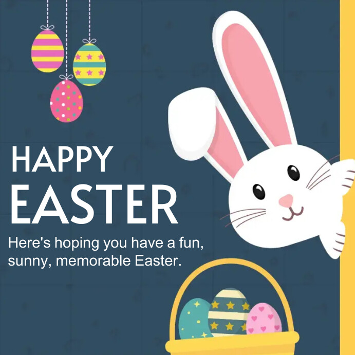 Copy of Happy Easter Online Greeting Card | PosterMyWall