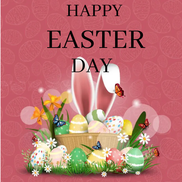 Copy of Happy Easter party | PosterMyWall
