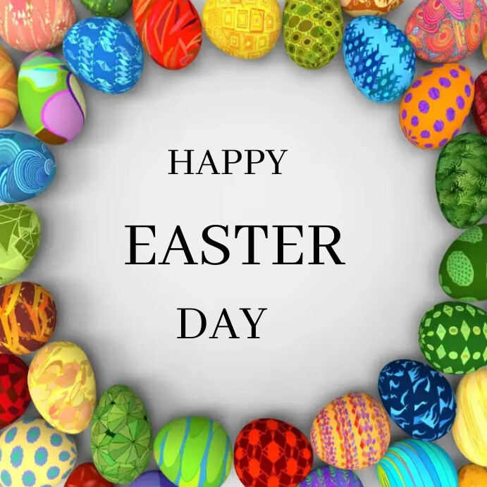 Happy Easter party Template | PosterMyWall