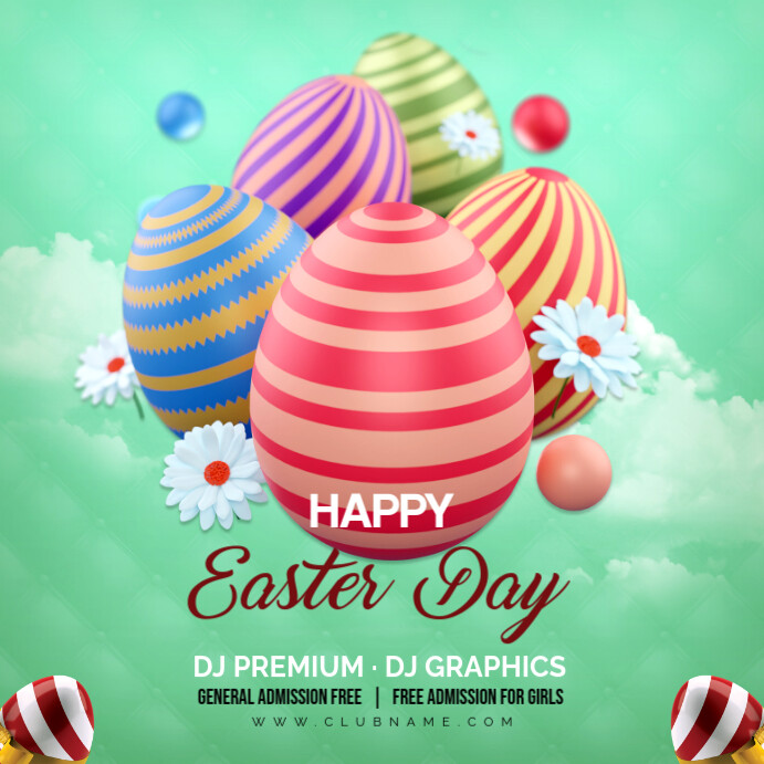 Copy of Happy Easter Party | PosterMyWall