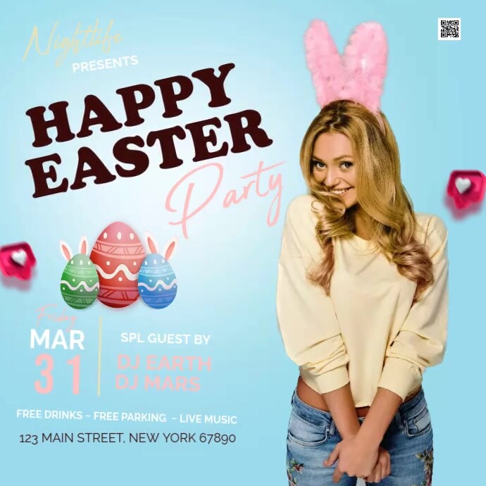 Happy Easter Party | PosterMyWall