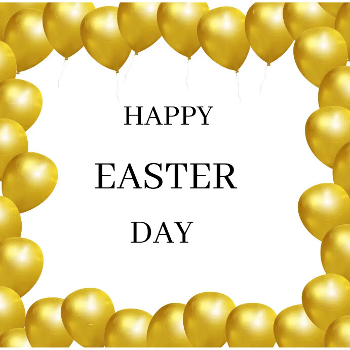 Copy of Happy Easter party | PosterMyWall
