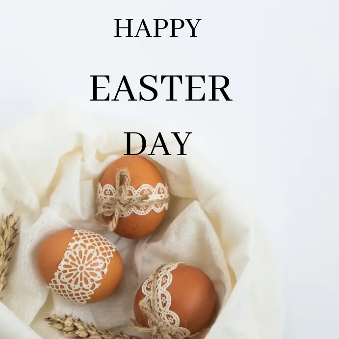 Happy Easter party Template | PosterMyWall