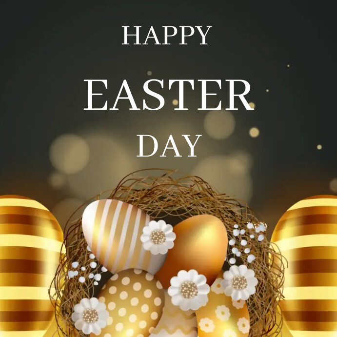 Copy of Happy Easter party | PosterMyWall