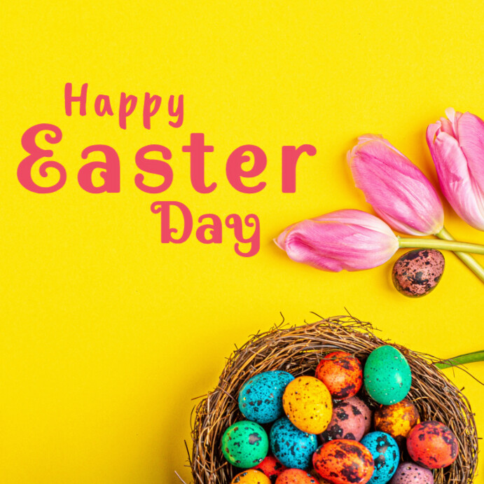 Plantilla de Happy Easter Pos Instagram | PosterMyWall