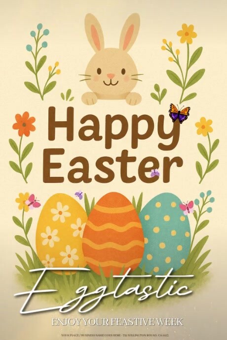 Happy Easter Post Template | PosterMyWall