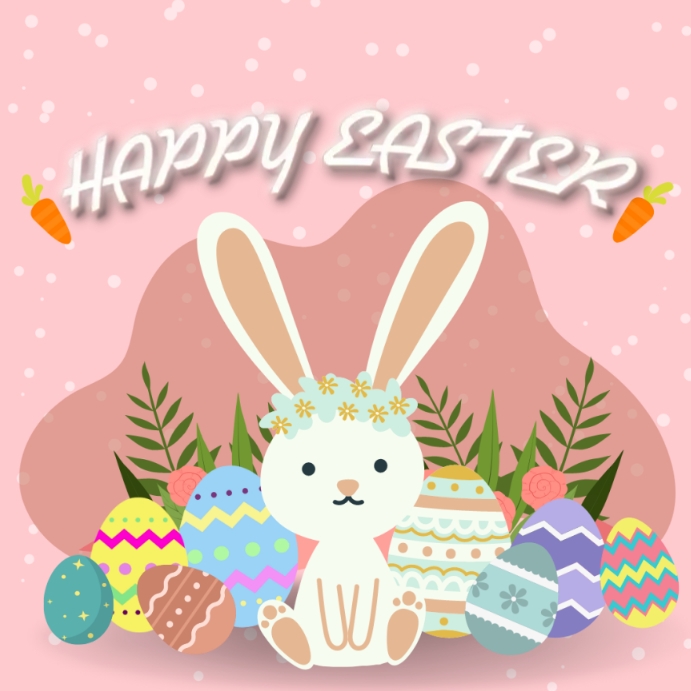 Copy of HAPPY EASTER POST TEMPLATE | PosterMyWall