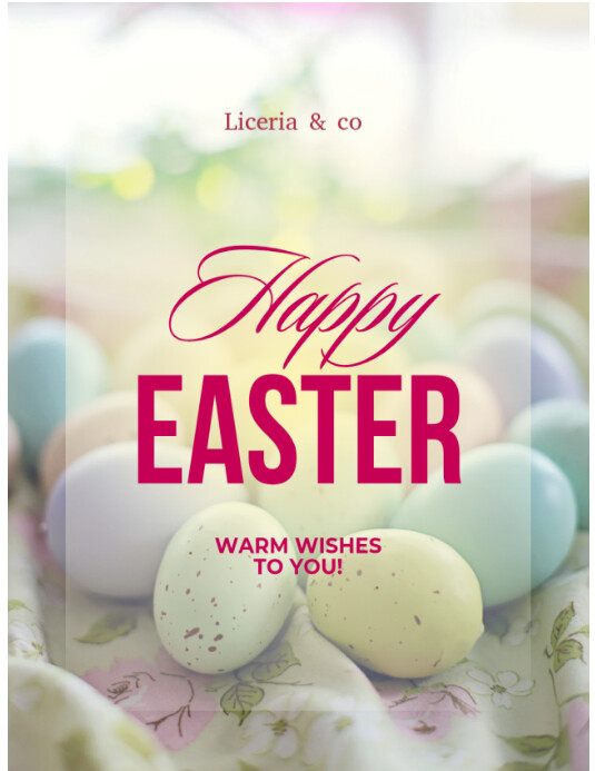 Happy Easter poster Template | PosterMyWall