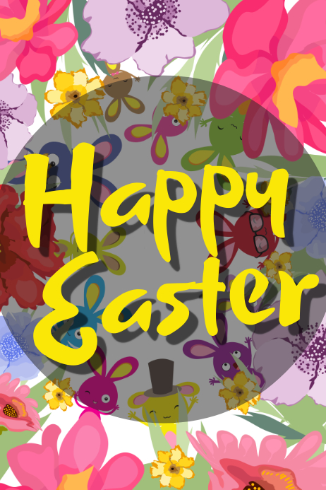Happy Easter Poster Template | PosterMyWall