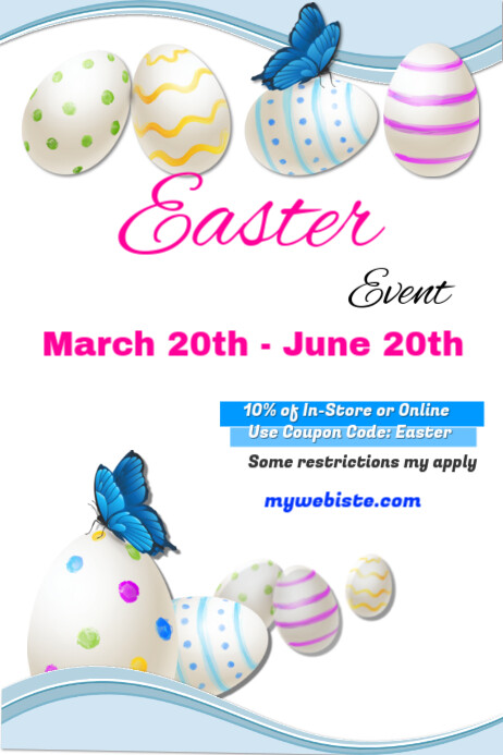 Easter Sales Event Template | PosterMyWall
