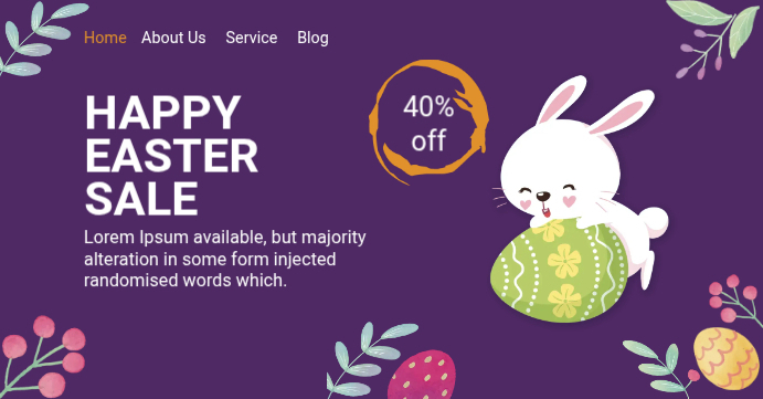 Copy of Happy Easter Sale AD | PosterMyWall