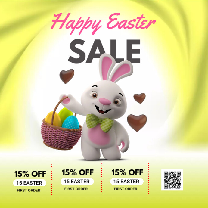 Happy Easter Sale Template | PosterMyWall