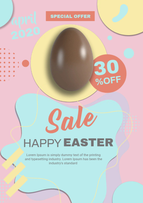 Copy of Happy Easter Sale Poster AD | PosterMyWall