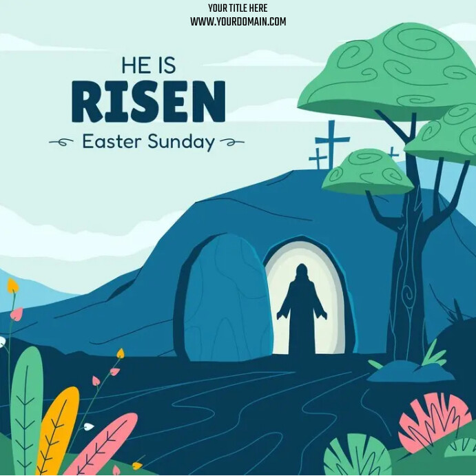 Copy of Happy Easter sunday (1) | PosterMyWall