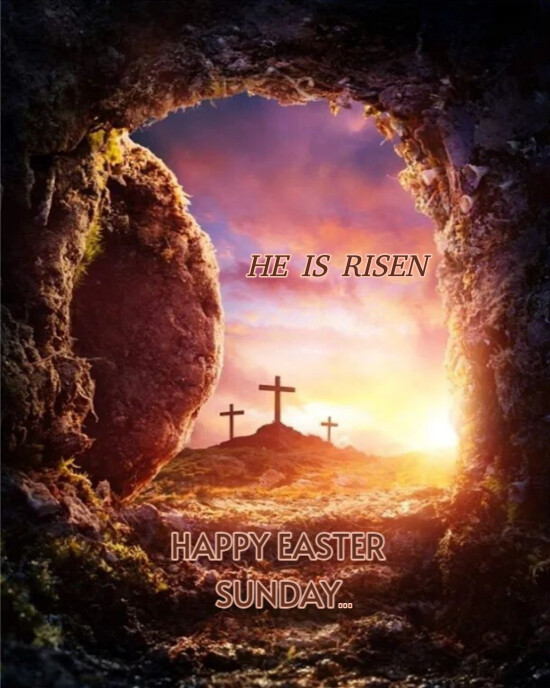 Copy of Happy Easter Sunday design | PosterMyWall