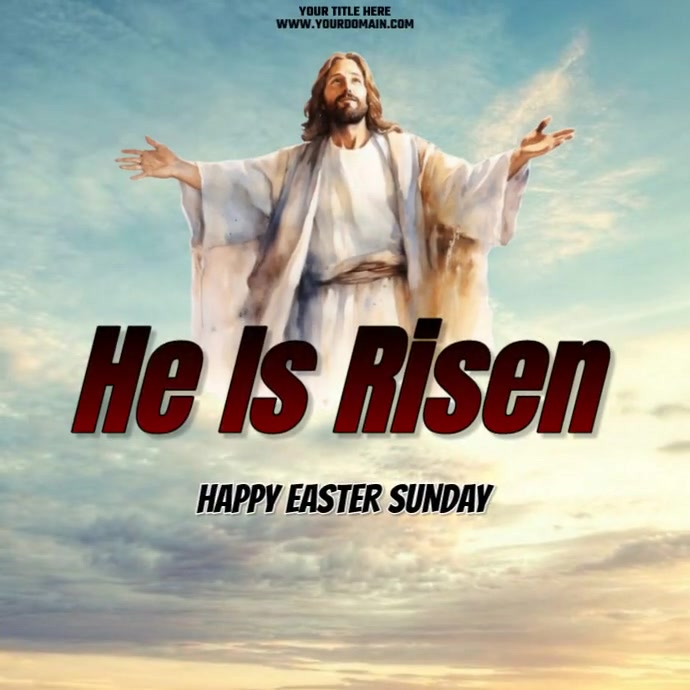 Copy of Happy Easter Sunday | PosterMyWall