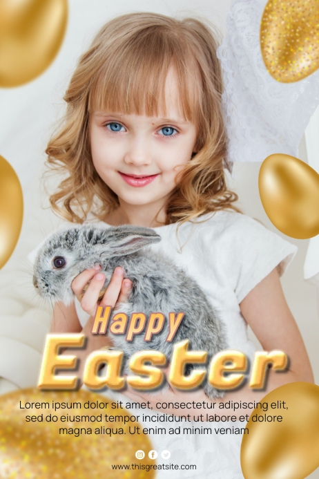 Happy Easter Template | PosterMyWall