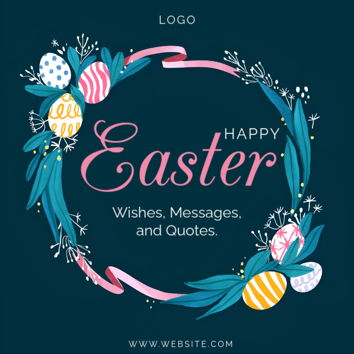 HAPPY EASTER TEMPLATE | PosterMyWall
