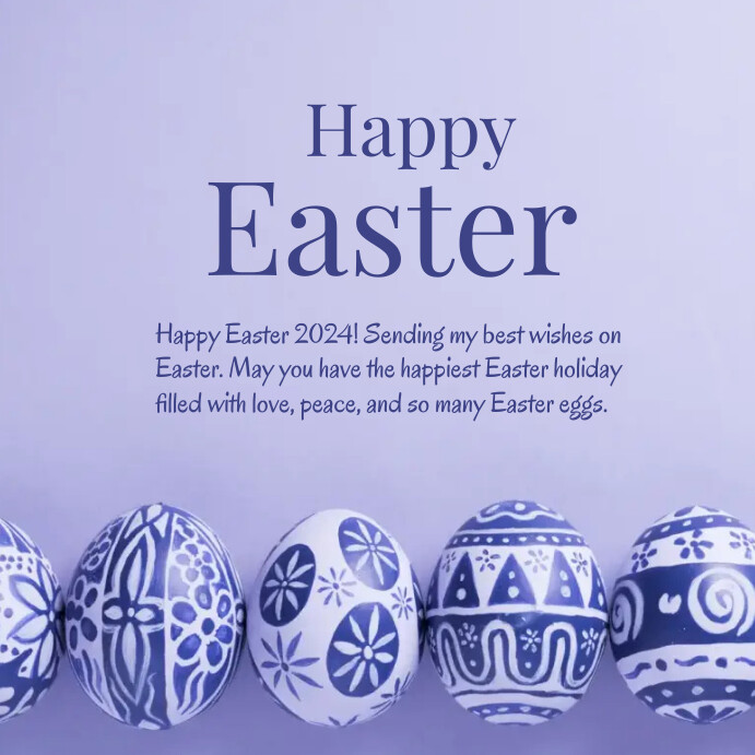 Happy easter template Instagram post | PosterMyWall
