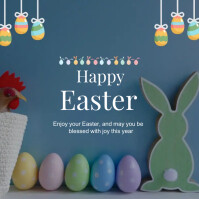 Happy easter template Instagram post | PosterMyWall