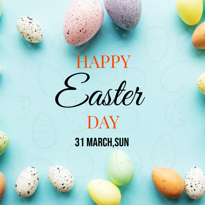 Happy Easter Template Instagram Post | PosterMyWall