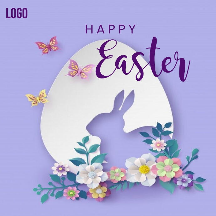 happy Easter template poster | PosterMyWall
