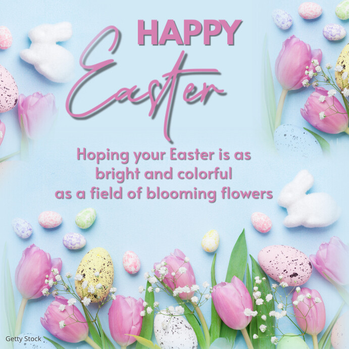 Copy of Happy EASTER Wishes | PosterMyWall