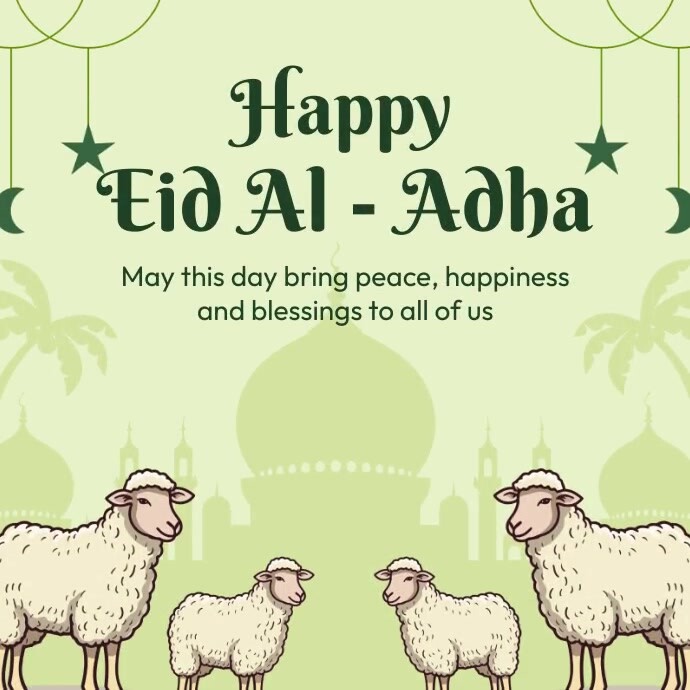 Happy Eid Al Adha Event Template | PosterMyWall