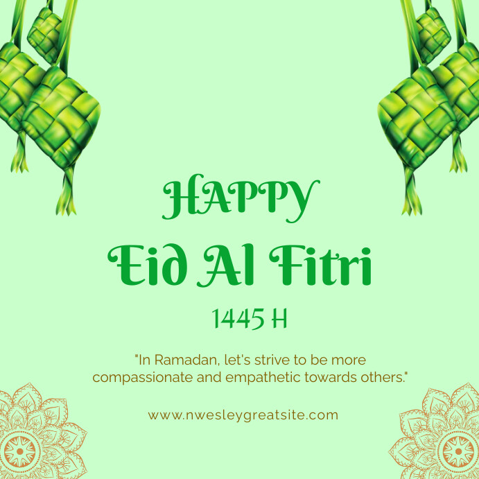 Happy Eid Al Fitri Template | PosterMyWall