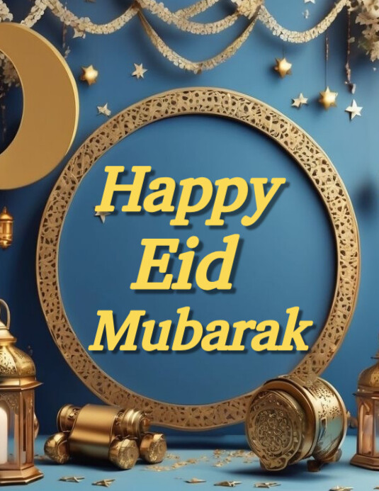 Copy of Happy eid Mubarak | PosterMyWall