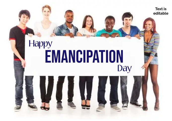 Happy Emancipation day template | PosterMyWall
