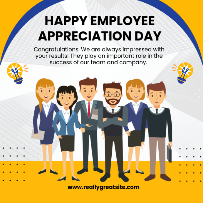 Happy employee appreciation day Template | PosterMyWall