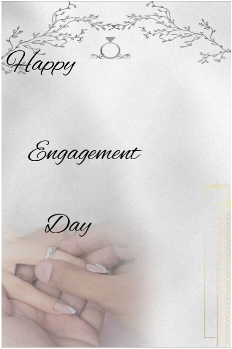 Happy engagement day Template | PosterMyWall