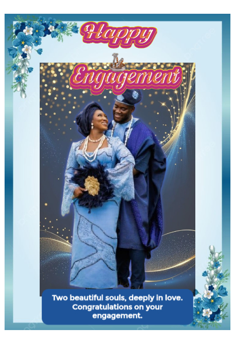 Happy engagement Template | PosterMyWall