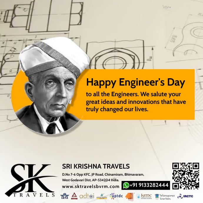 Happy Engineers day (1) Template | PosterMyWall