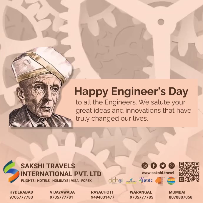 Happy Engineers day (1) Template | PosterMyWall