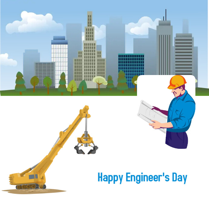 Happy Engineers Day Template | PosterMyWall