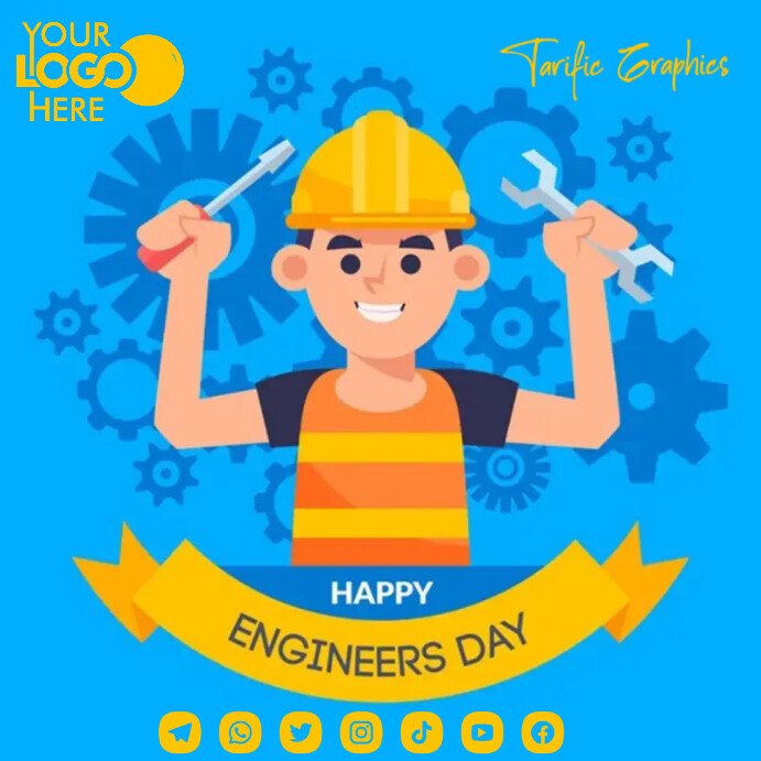 happy engineers day Template | PosterMyWall
