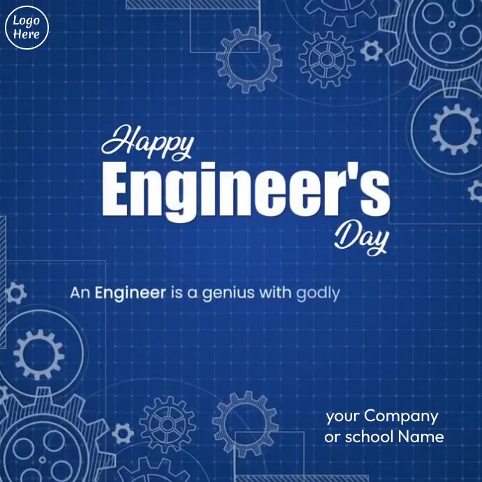 Happy Engineers Day wishes Template | PosterMyWall
