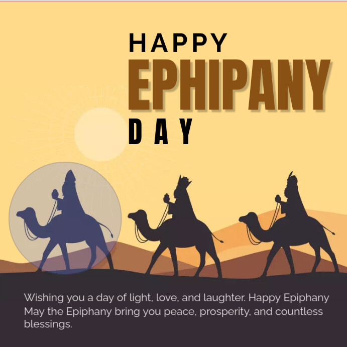 HAPPY EPHIPHANY DAY Template | PosterMyWall