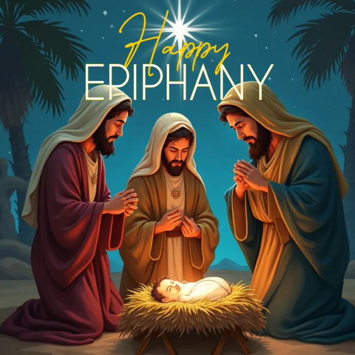 Happy Epiphany 2025: Festival Designs and Templates | PosterMyWall