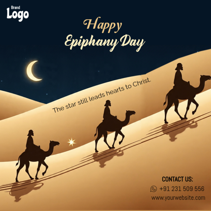 Happy Epiphany day Template | PosterMyWall