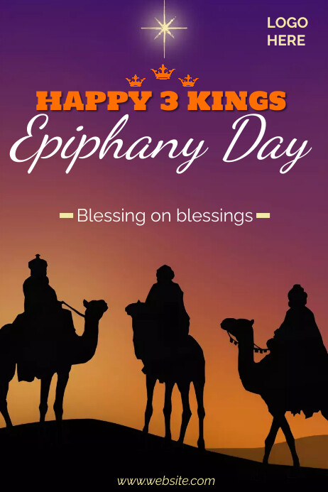 happy epiphany day template | PosterMyWall