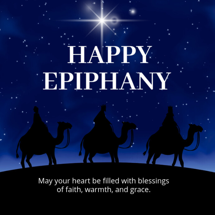 Happy epiphany Template | PosterMyWall